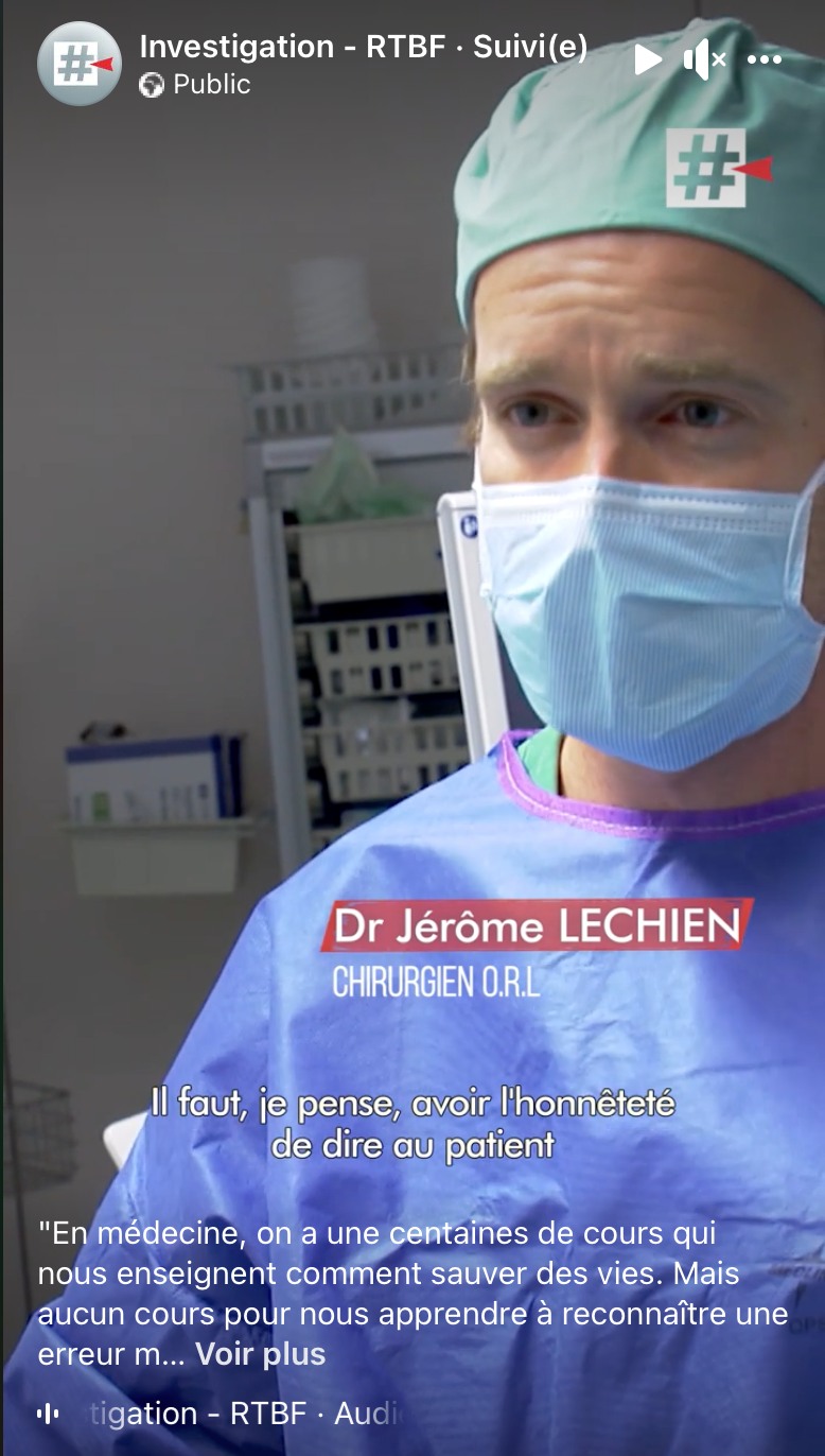 Actus | Jerome R. Lechien, MD, PhD, MS